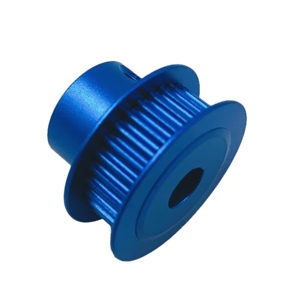 30 Tooth GT2-6mm Timing Belt D-Shaft Pulley | Studica Robotics