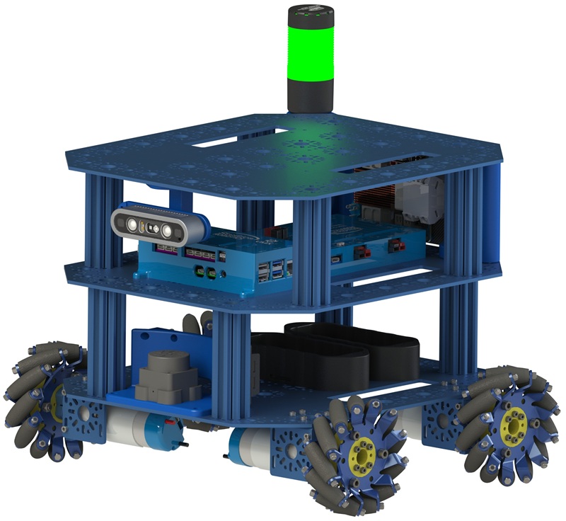 The Mecanum Stack Robot - Autonomous Mobile Robotics Trainer | Studica Robotics